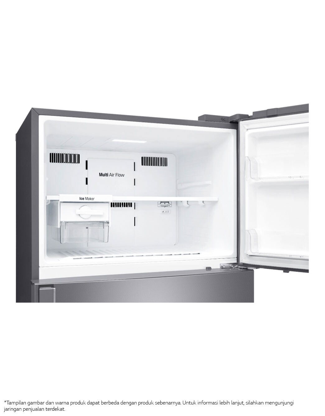 Kulkas 2 Pintu 437L gross/410L nett Smart Inverter Compressor dengan ...