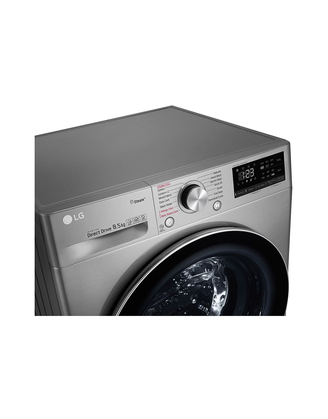 8.5kg Front Loading Mesin Cuci - FV1285S3VS | LG ID