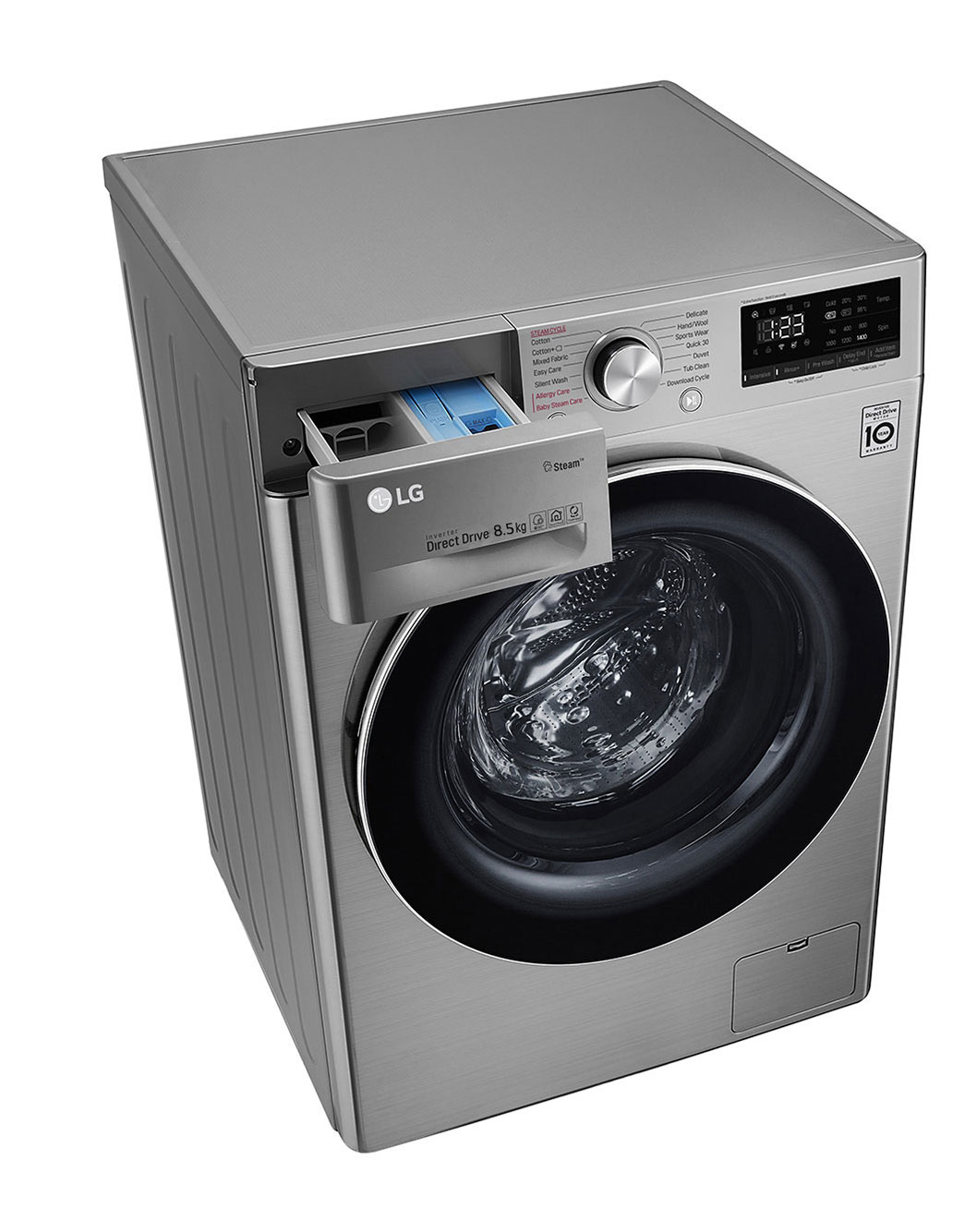 8.5kg Front Loading Mesin Cuci - FV1285S3VS | LG ID