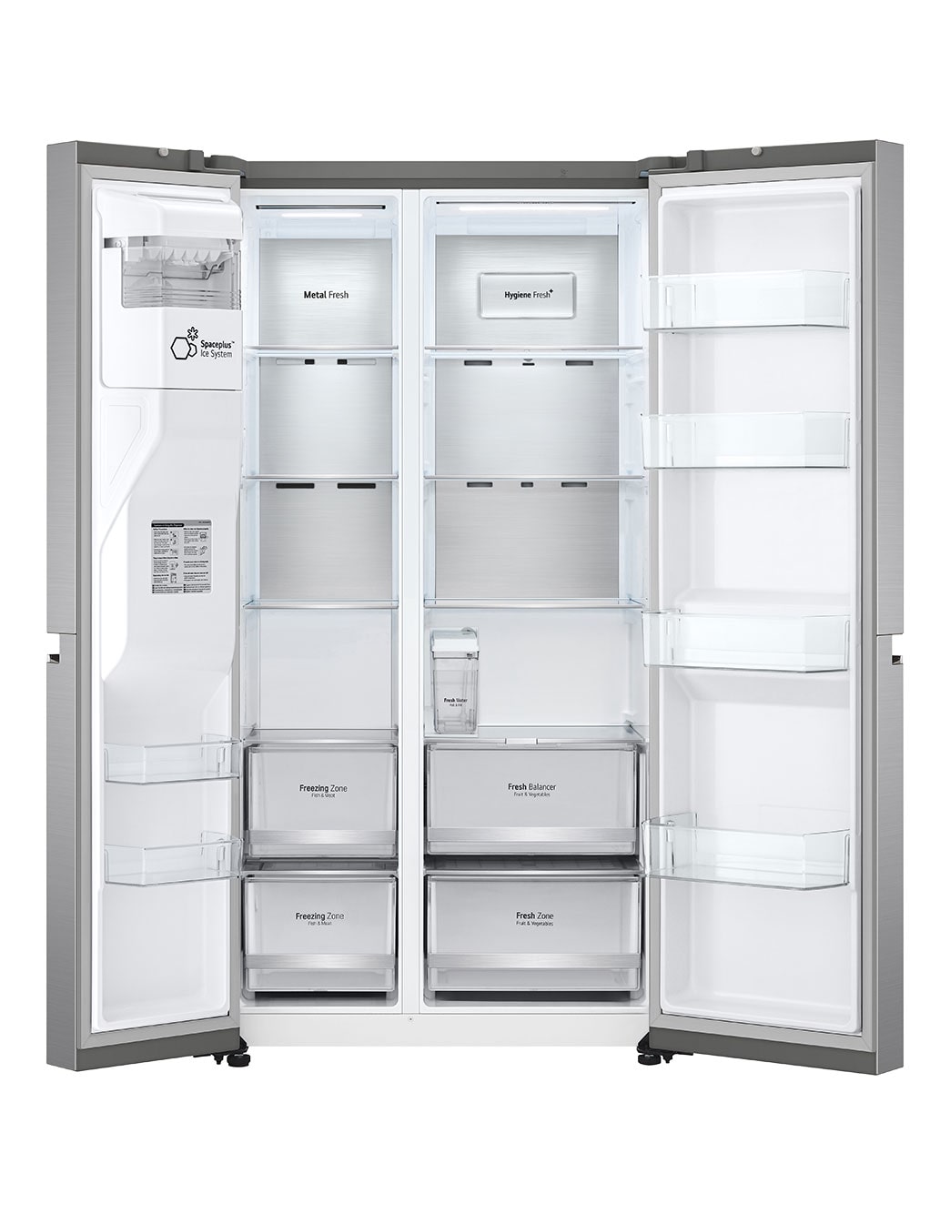 674L / 617L Kulkas Side by Side - GC-L257SFZL | LG ID