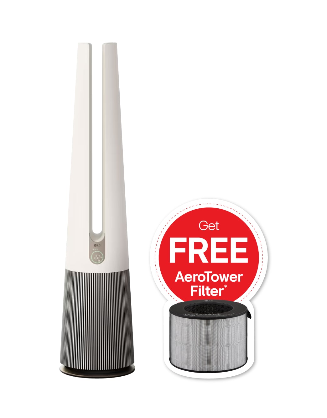 PuriCare AeroTower HIT - FS15GPBK0 | LG ID