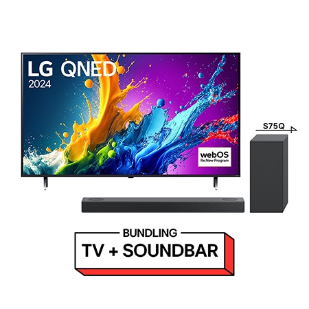 65" QNED TV & S75Q Sound Bar | LG ID