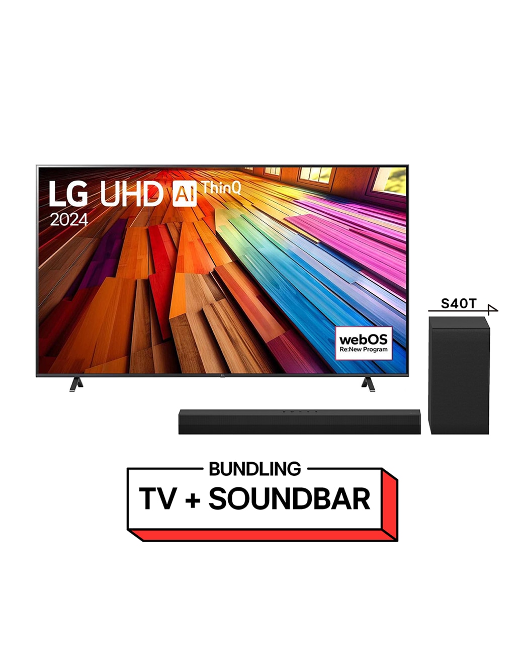 86" UHD TV & S40T Sound Bar | LG Indonesia