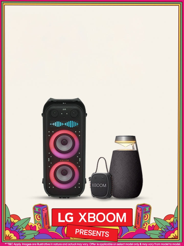 Bluetooth speaker LG XBOOM | Powerful Party Sound and Lighting | LG IN