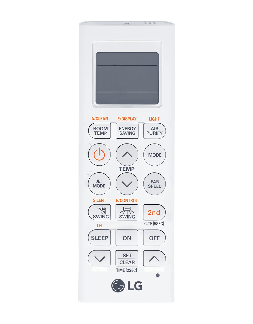 Wall Air Conditioner Remote Controller (include Holder) - AKB74375404 ...