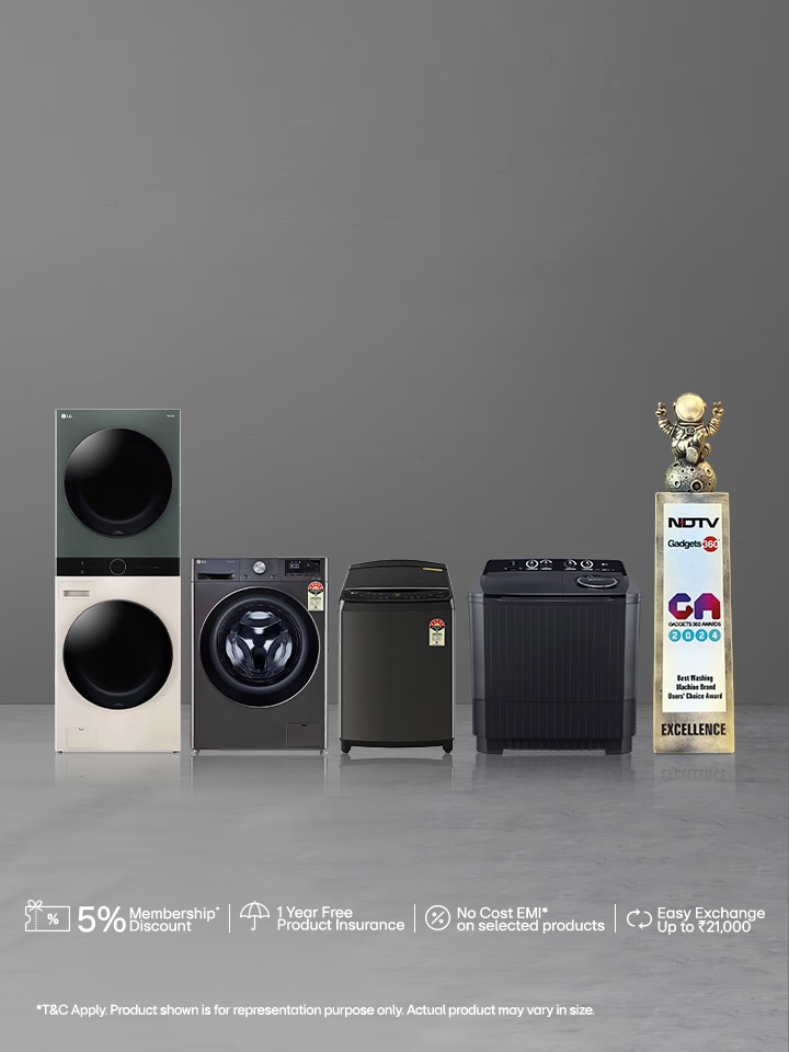 Buy Latest LG Washing Machine Online at Best Price in India | LG IN
