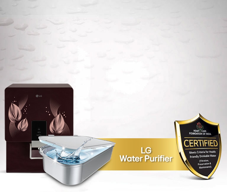 8L RO+Mineral Booster Water Purifier - WW146RPLC | LG IN