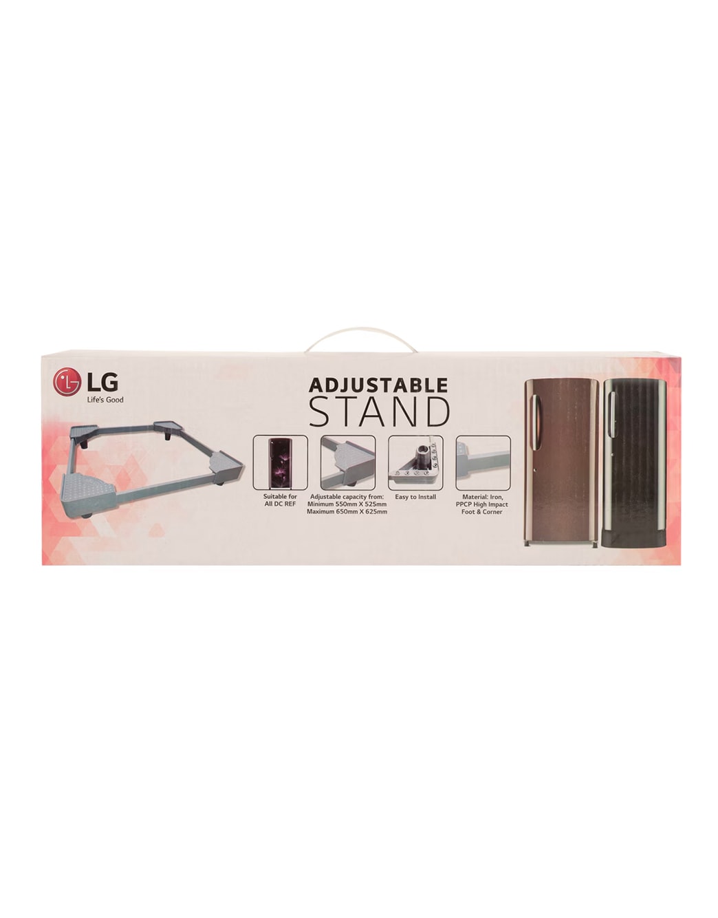 LG Refrigerator Adjustable heavy Duty Stand (Upto 410 Ltr capacity ...