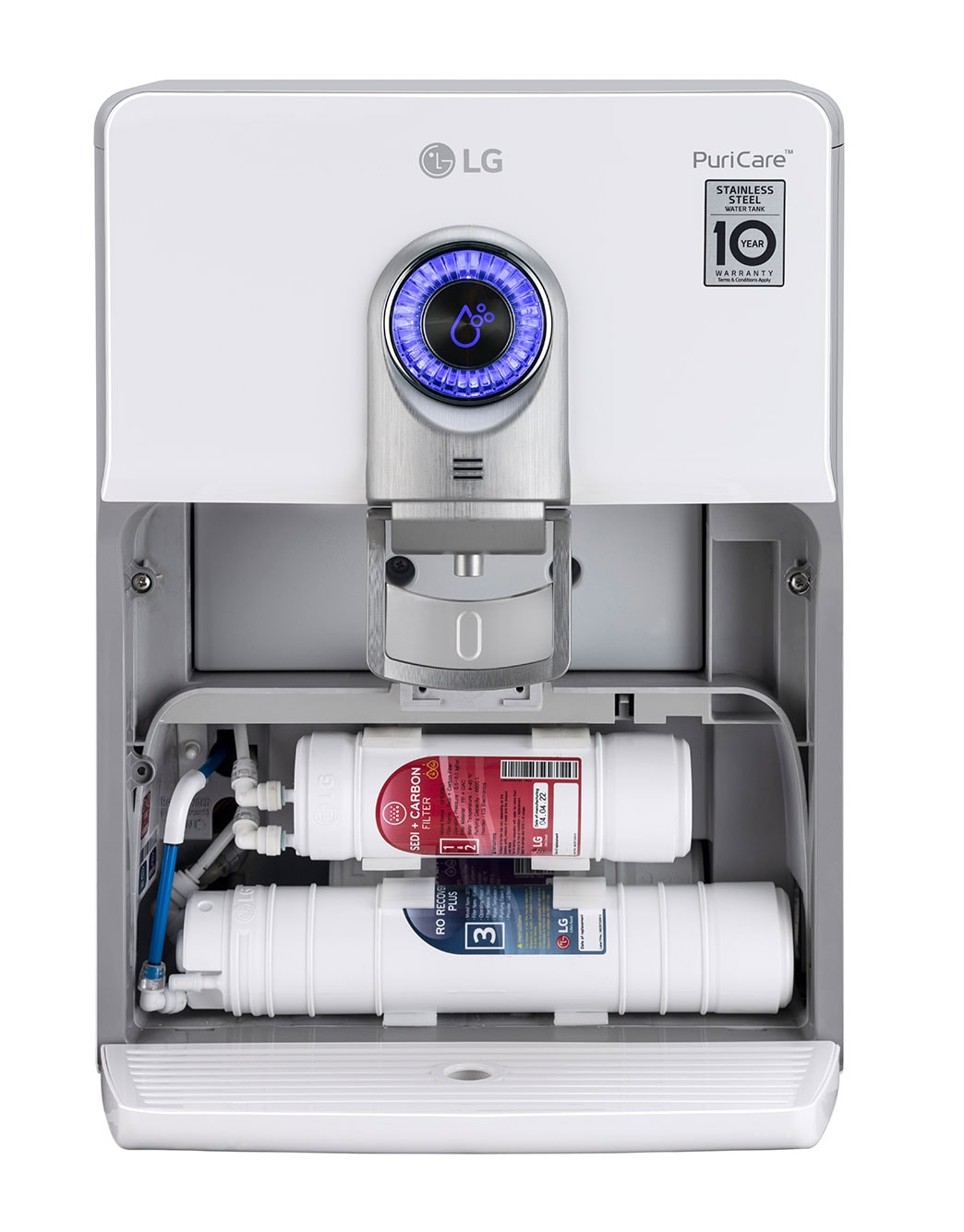 8L RO+UV+Mineral Booster Water Purifier - WW175EPW | LG IN