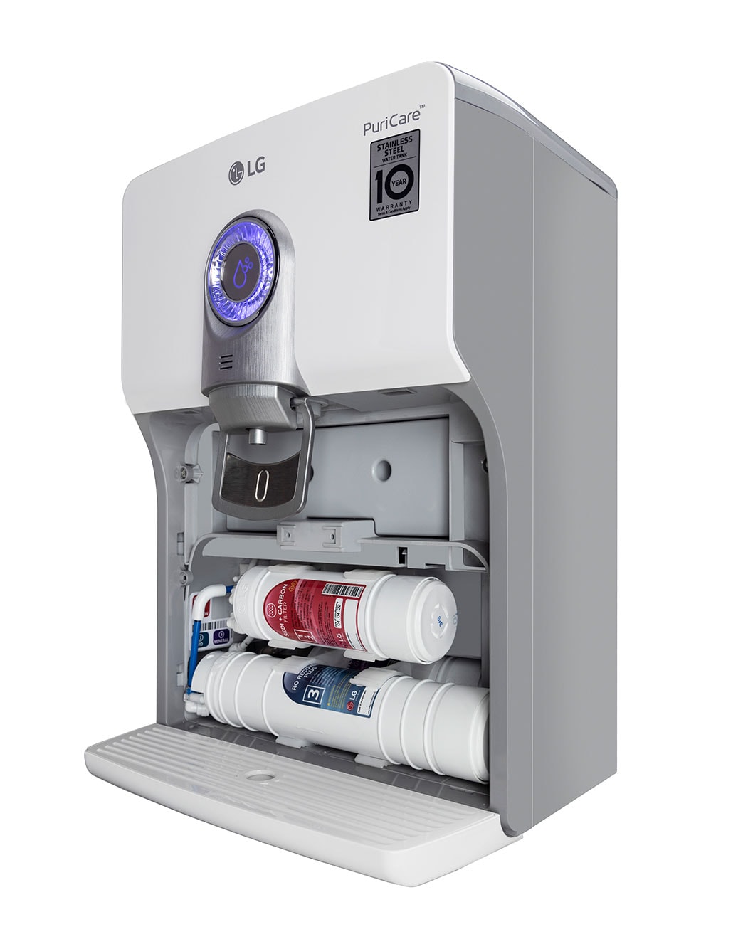 8L RO+UV+Mineral Booster Water Purifier - WW175EPW | LG IN