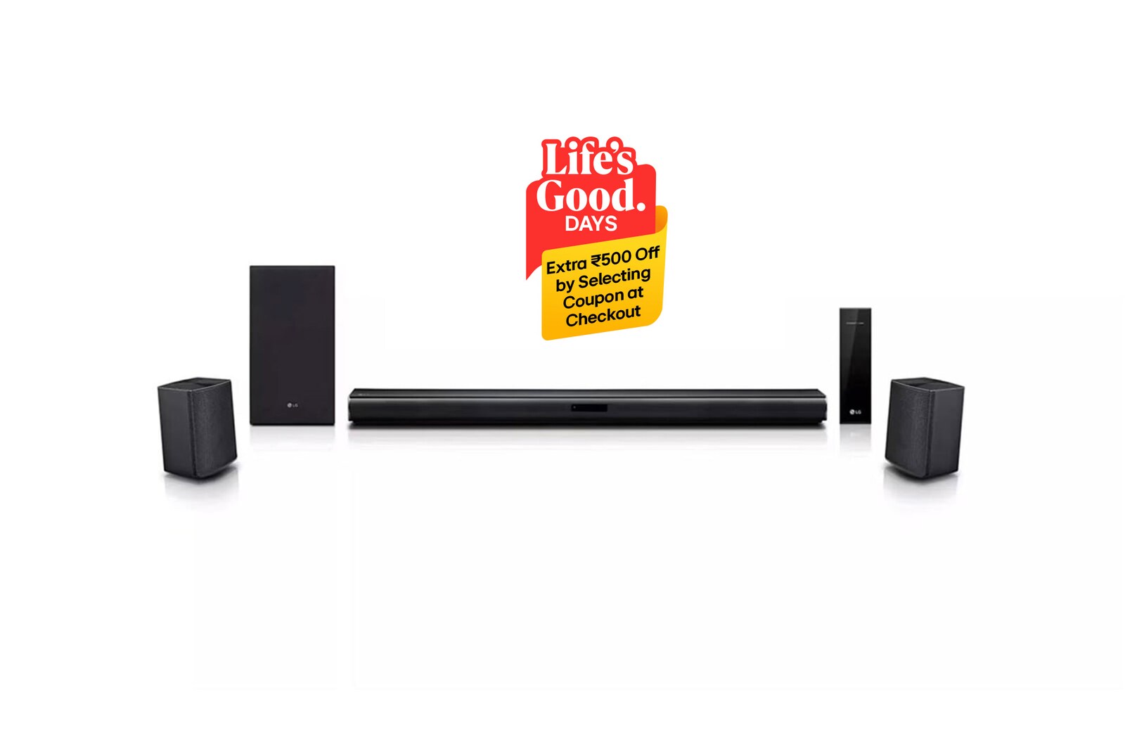 LG SNC4R 420W Sound Bar w/ Bluetooth Streaming and Surround Sound ...