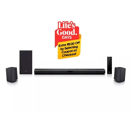 LG SNC4R 420W Sound Bar w/ Bluetooth Streaming and Surround Sound ...