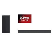 LG Soundbar S40Q 2.1 Ch, 300W Dolby Digital, Wireless Subwoofer - S40Q ...