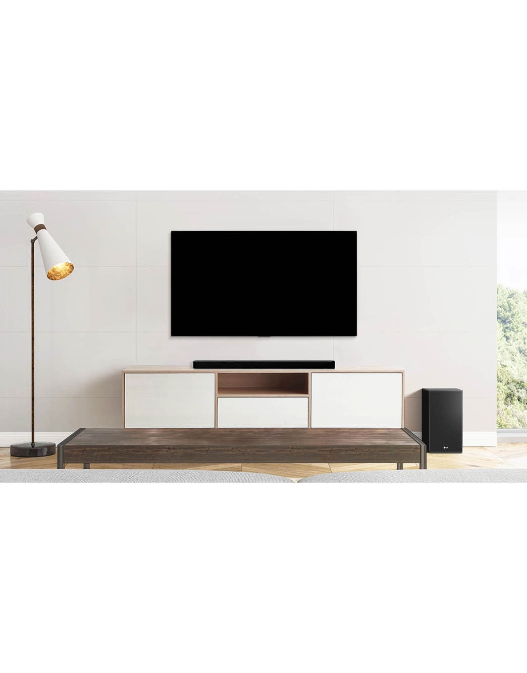 Buy 440W Powerful Soundbar W Subwoofer - SP8A | LG IN