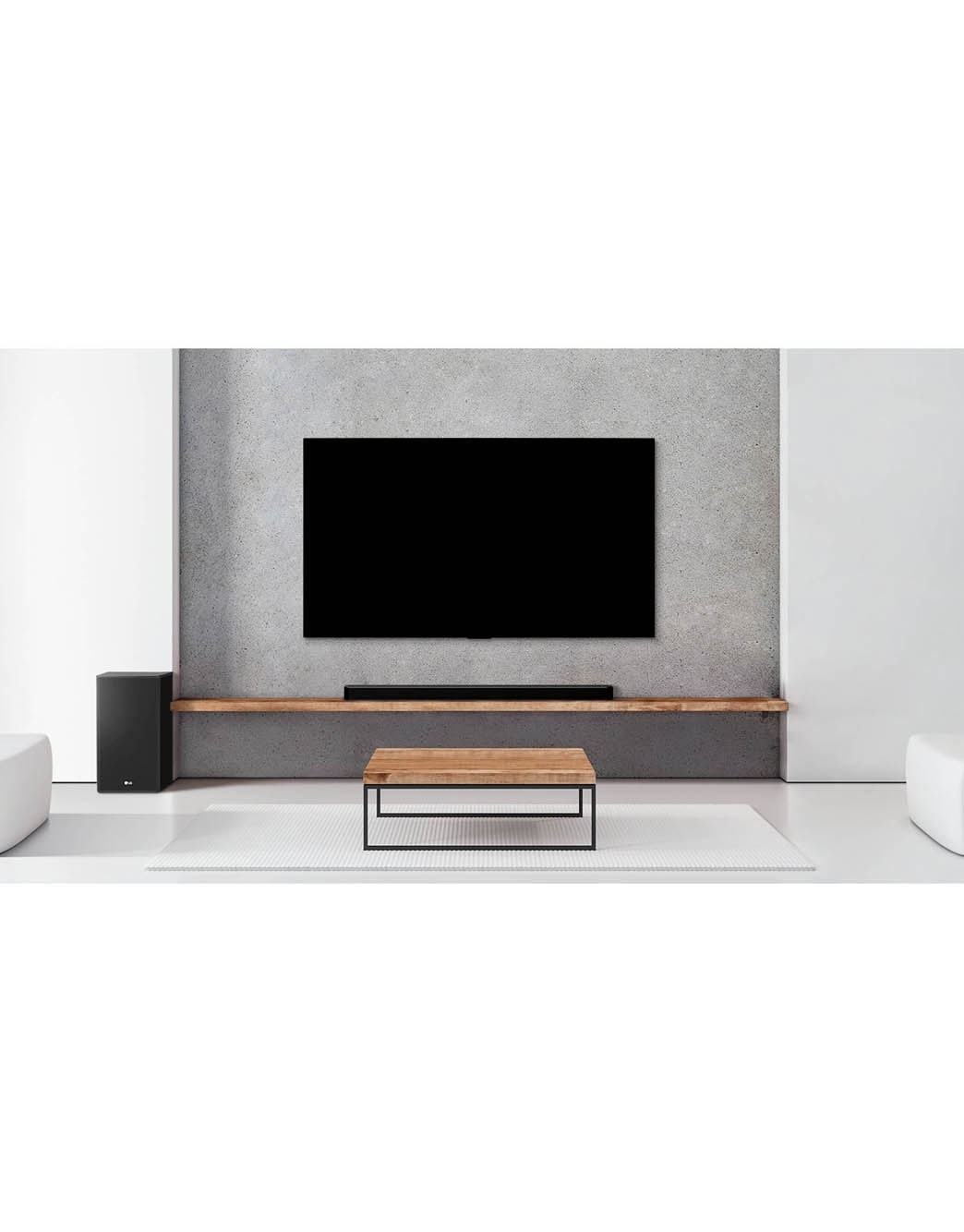 Buy 440W Powerful Soundbar W Subwoofer - SP8A | LG IN