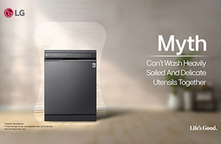 LG Dishwasher with Inverter Direct Drive - DFB532FP | LG IN