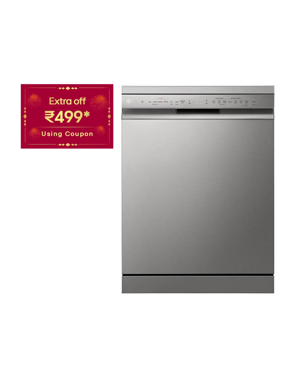 LG Dishwasher with Inverter Direct Drive - DFB532FP | LG IN