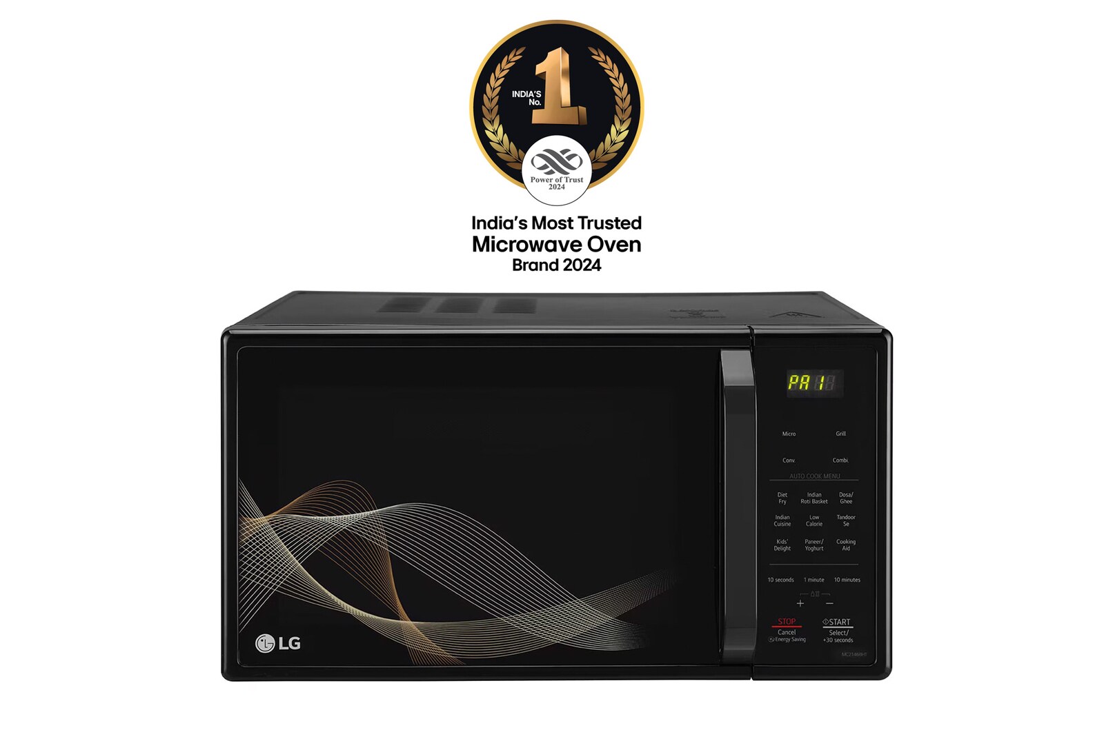21L Diet Fry Convection Microwave Oven - MC2146BHT | LG IN