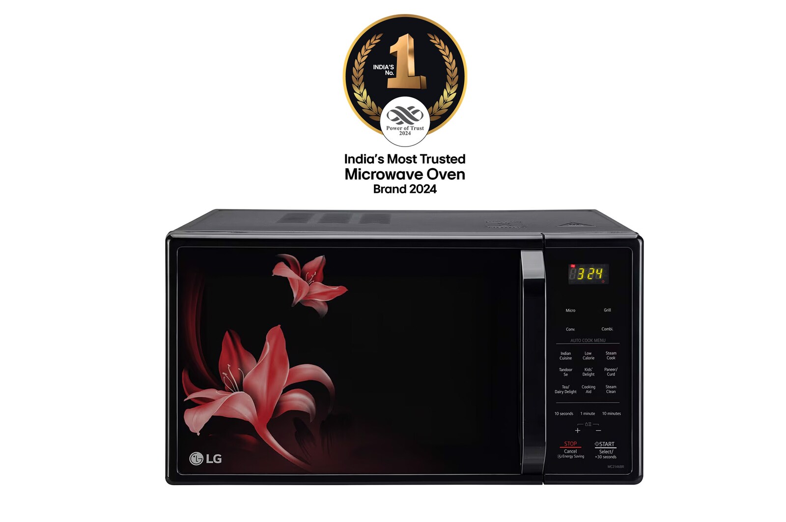 Buy 21L Convection Microwave Oven - MC2146BR | LG IN
