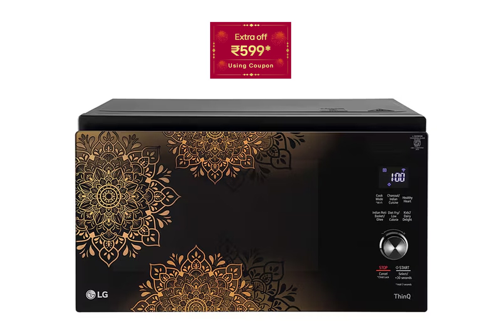 32L Charcoal Convection Microwave Oven - MJEN326UIW | LG IN | LG IN