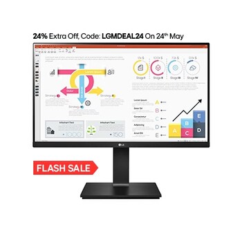 23.8 (60.45cm) QHD IPS Monitor - 24QP750-B | LG IN