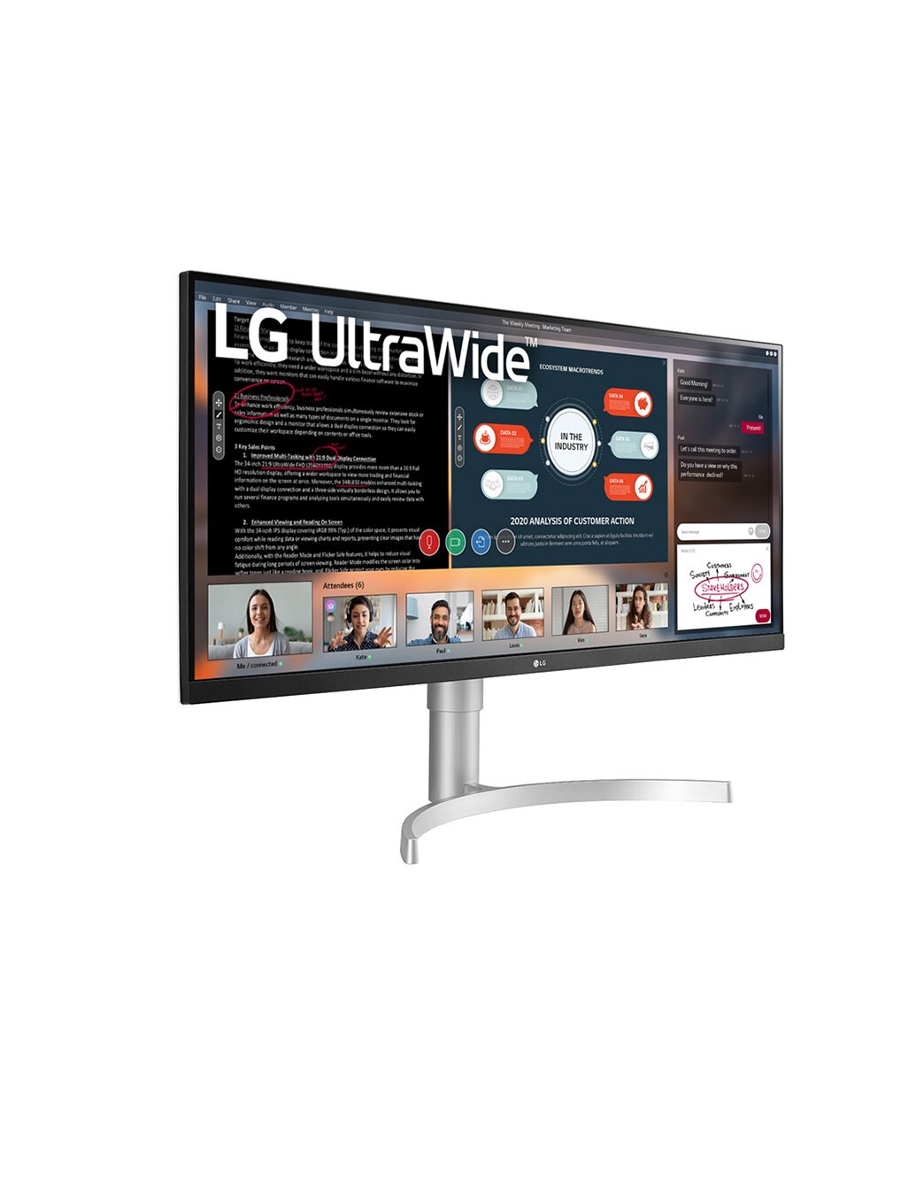 LG 34 (86.36cm) UltraWide™ Full HD (2560x1080) HDR IPS Monitor ...