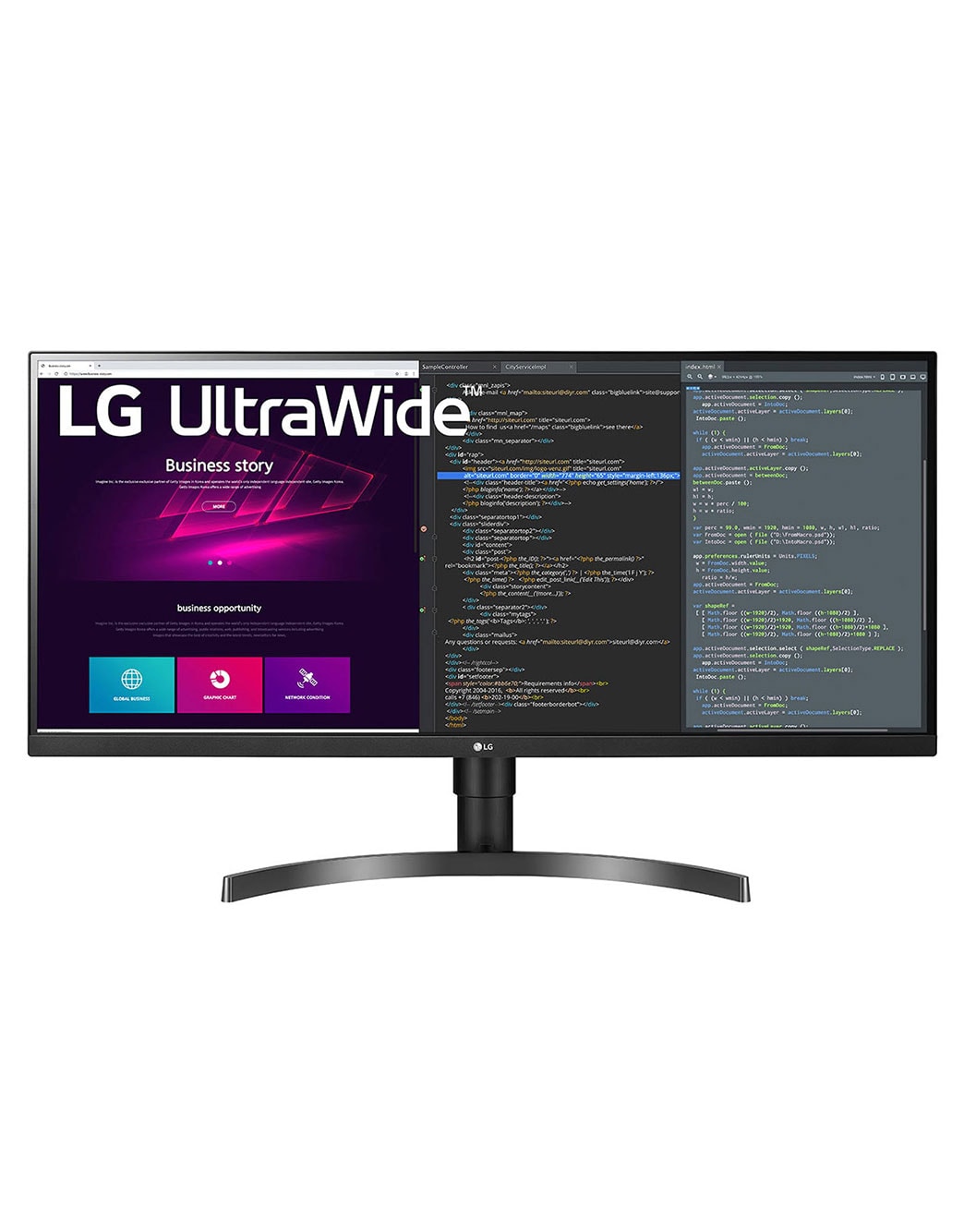 86.36 cm (34 inch) UltraWide IPS Monitor - 34WN750-B | LG IN