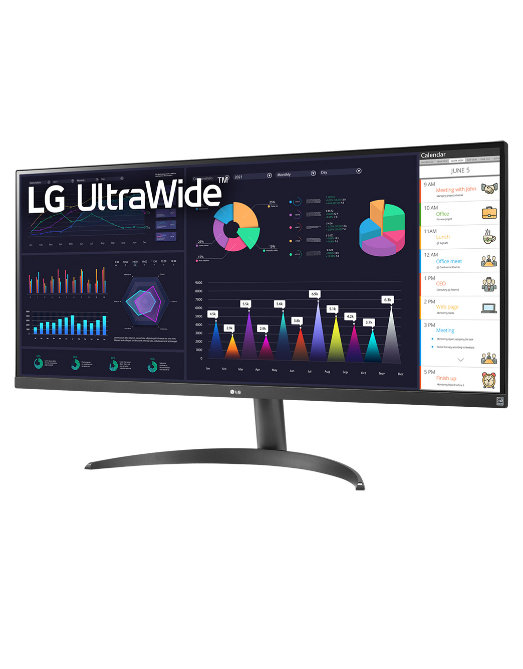 LG 34 (86.36cm) 21:9 UltraWide™ Full HD IPS monitor with AMD FreeSync ...