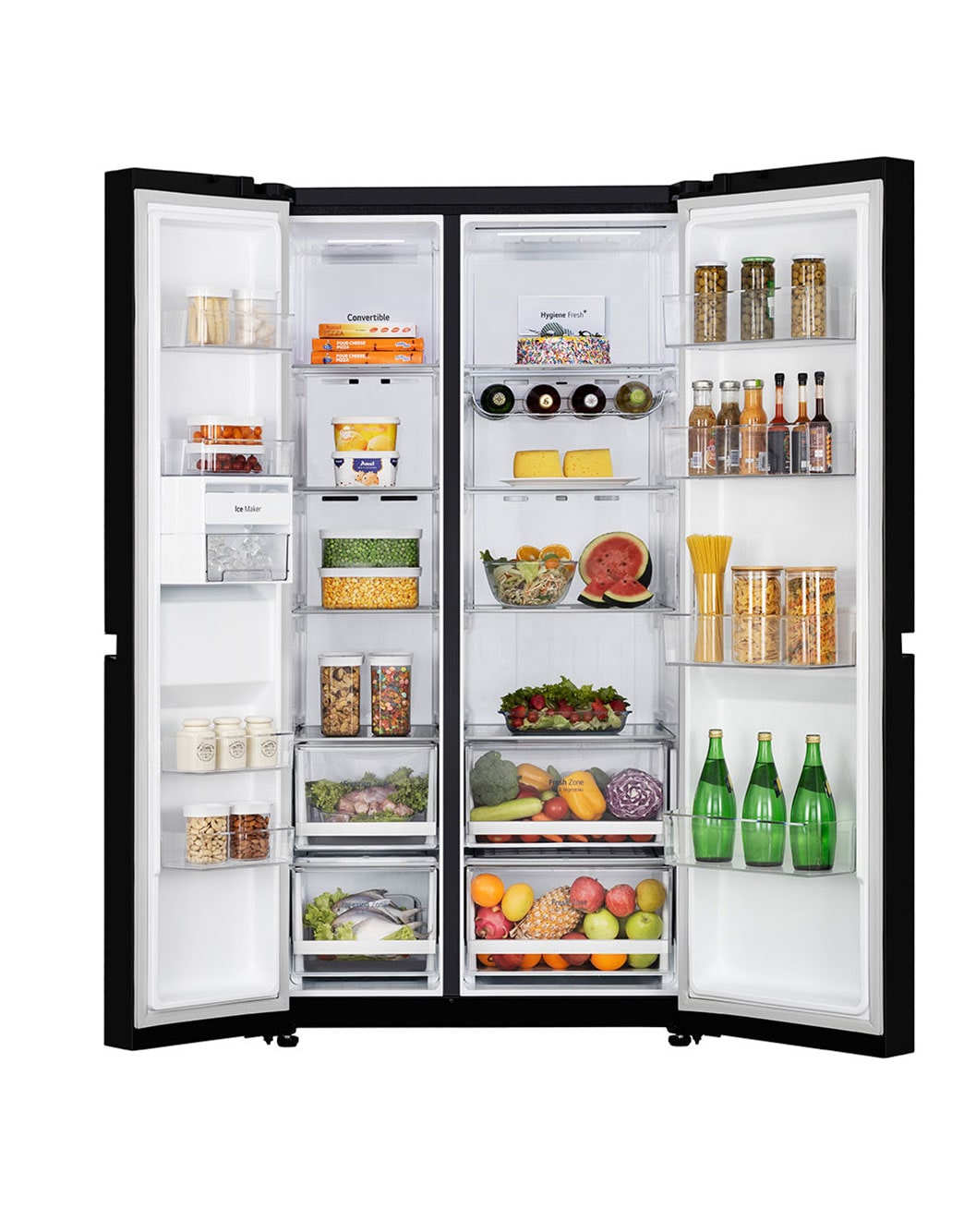 650L Smart Side-by-Side Refrigerator - GL-B257DLN3 | LG IN