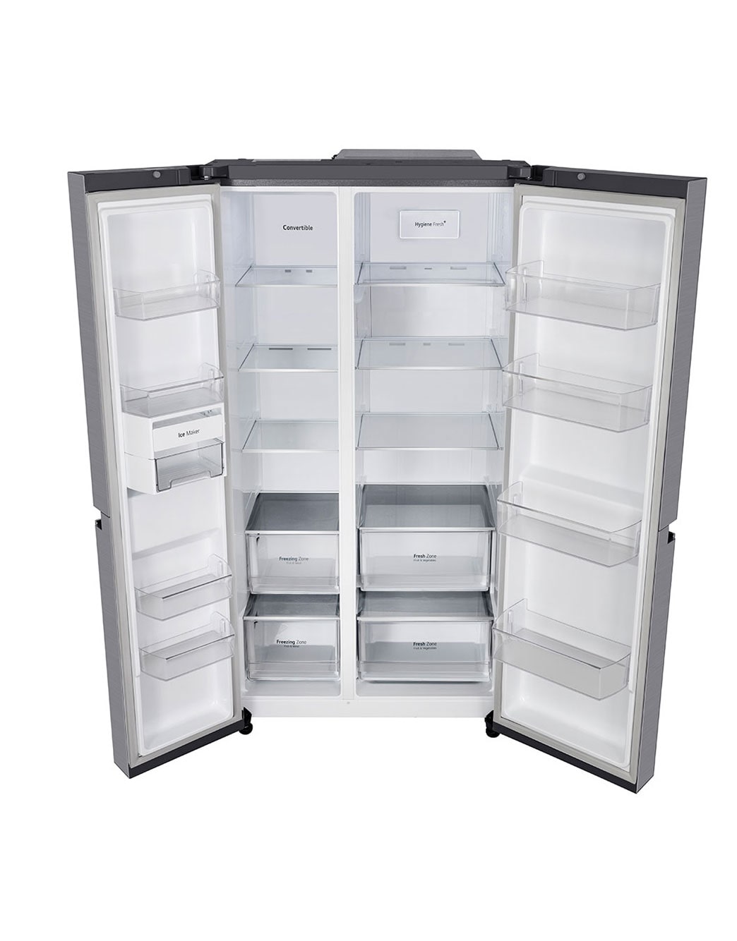 650L Smart Side-by-Side Refrigerator - GL-B257EPZ3 | LG IN