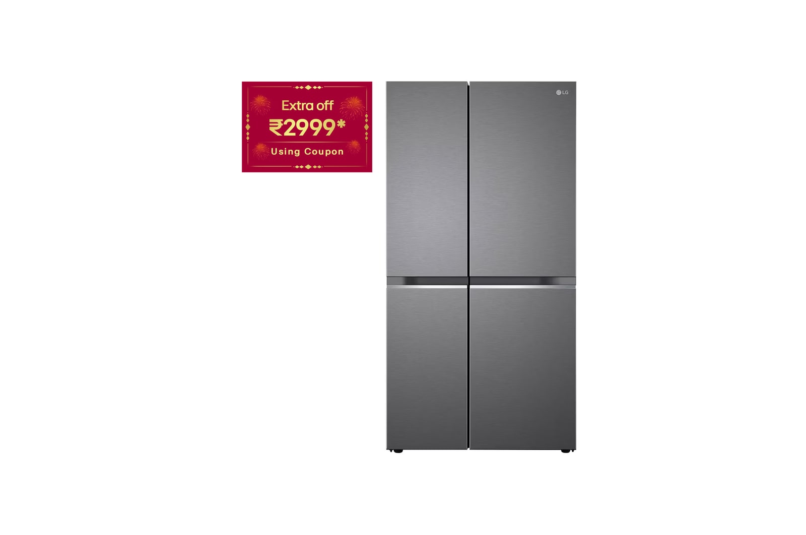 LG 655L Side-by-Side Refrigerator - GL-B257HDSY | LG IN