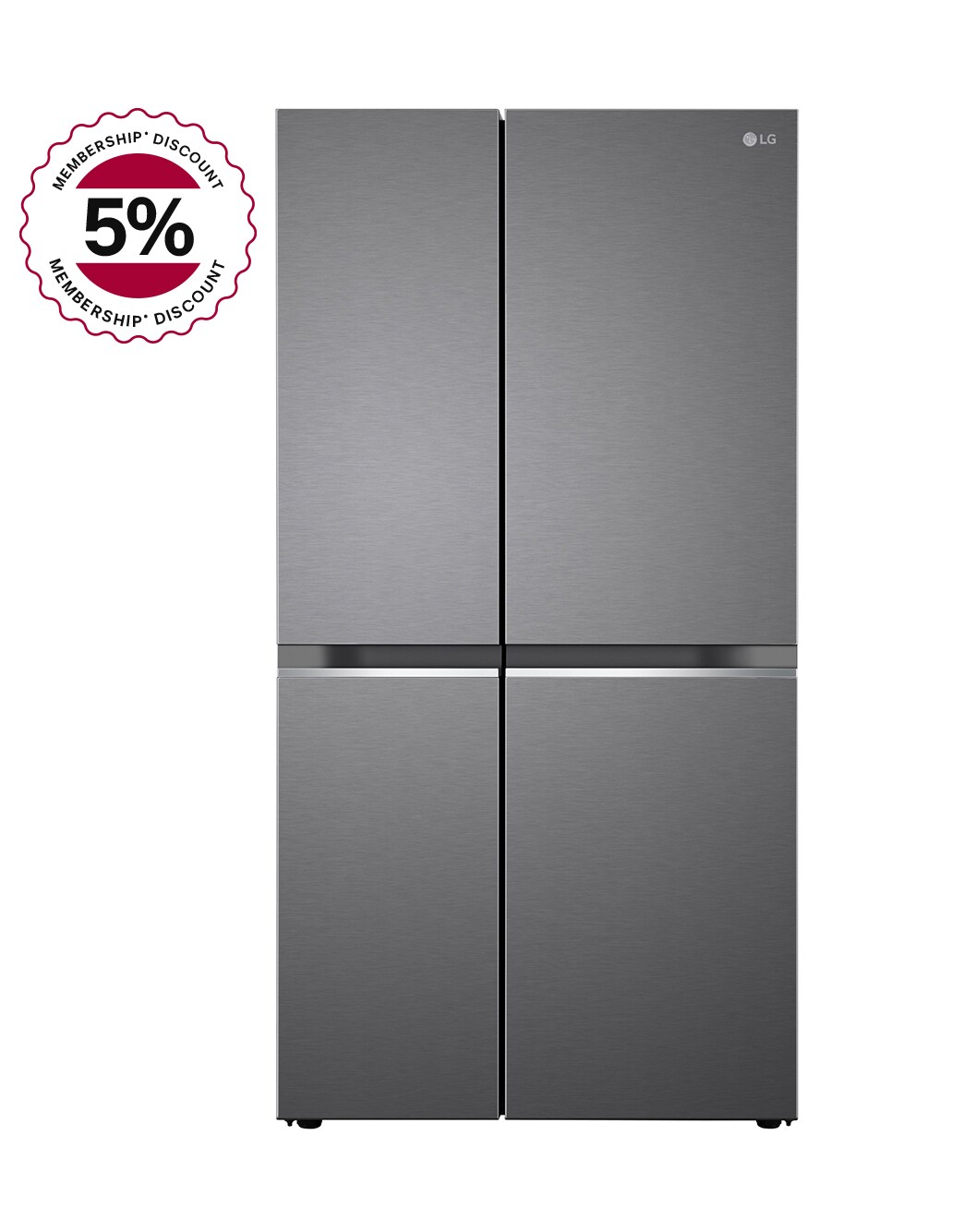 LG 655L Side-by-Side Refrigerator - GL-B257HDSY | LG IN