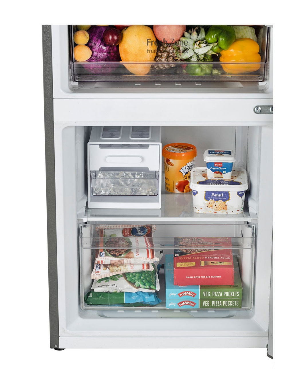 Buy 2-Star 340L Bottom Freezer Fridge - GL-B382CDSY | LG India