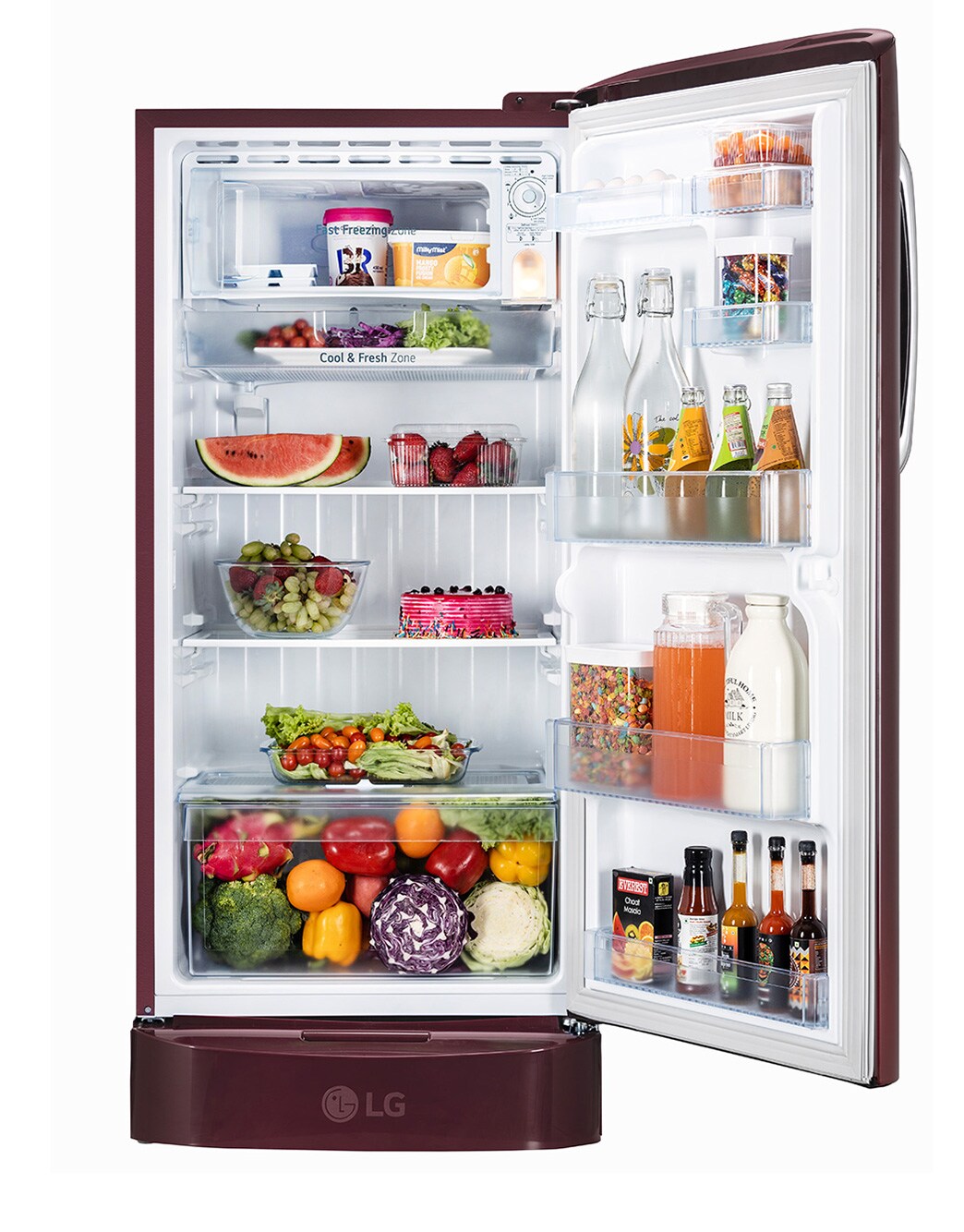 210L 4 Star Single Door Refrigerator - GL-D231ABMY | LG IN