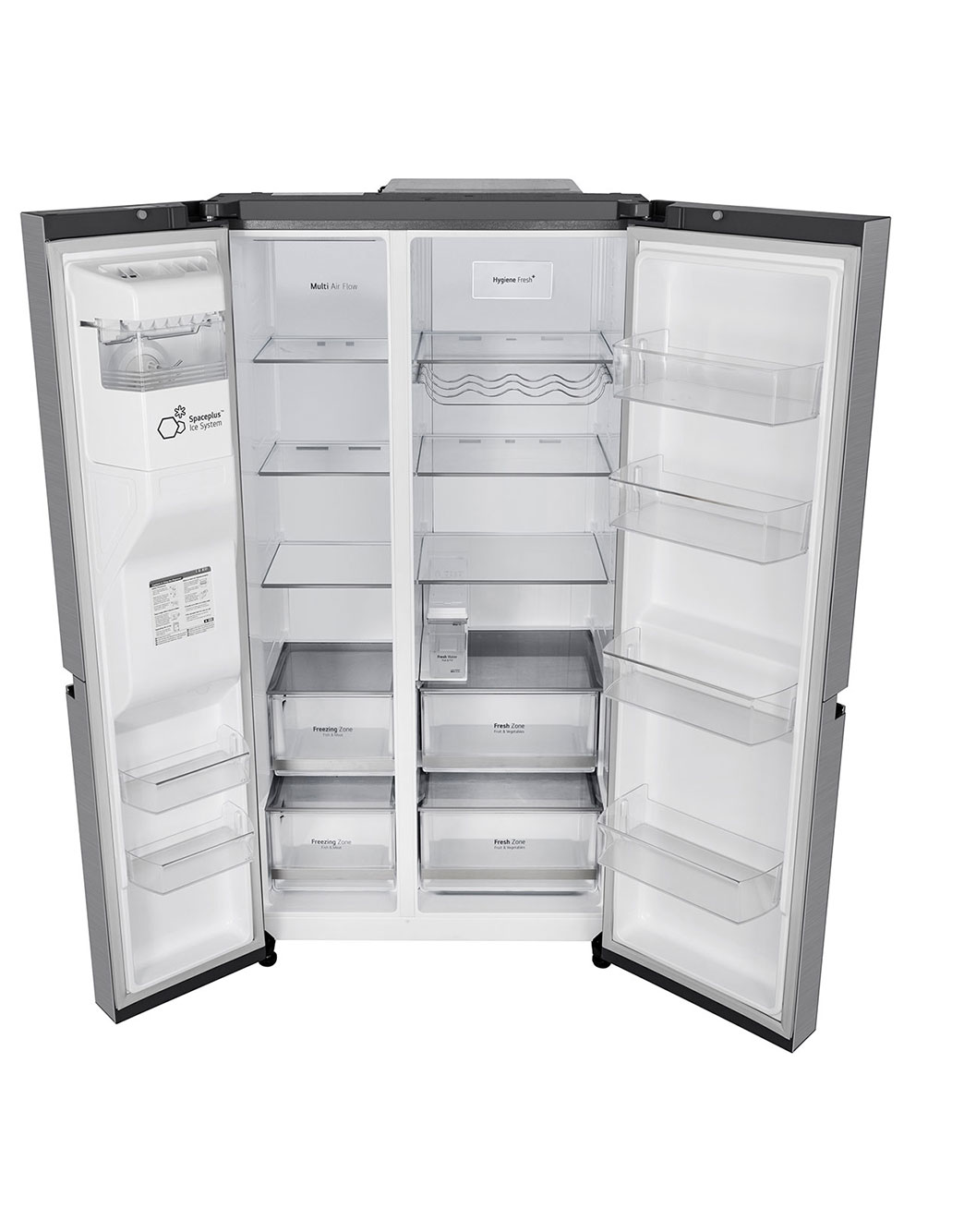 630L 3 Star Side-by-Side Refrigerator - GL-L257CPZ3 | LG IN