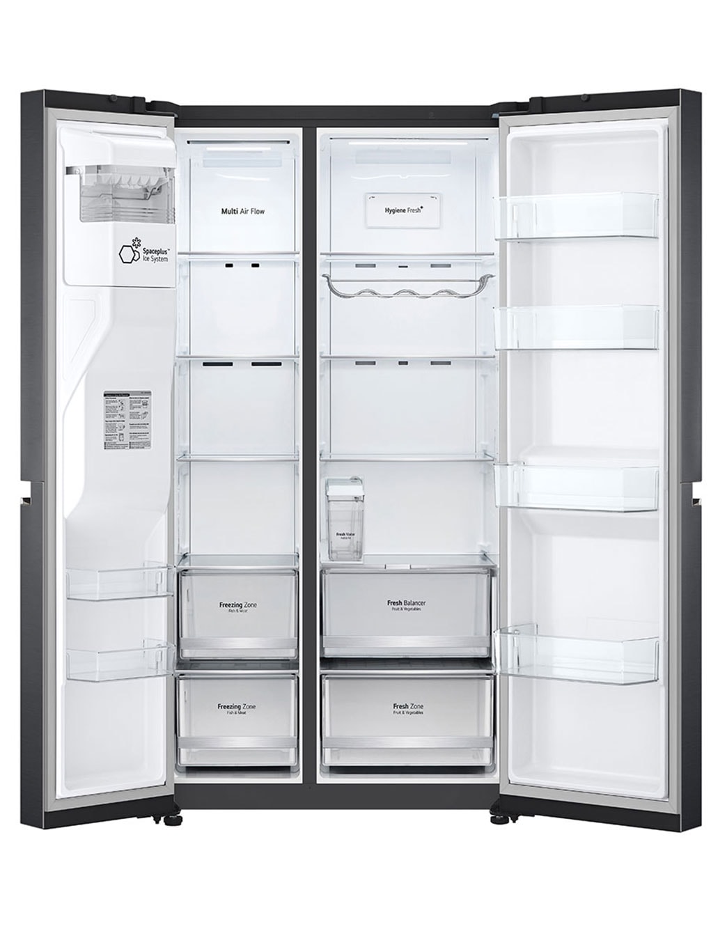 LG 635L Side by Side Refrigerator - GL-L257CPZX | LG IN