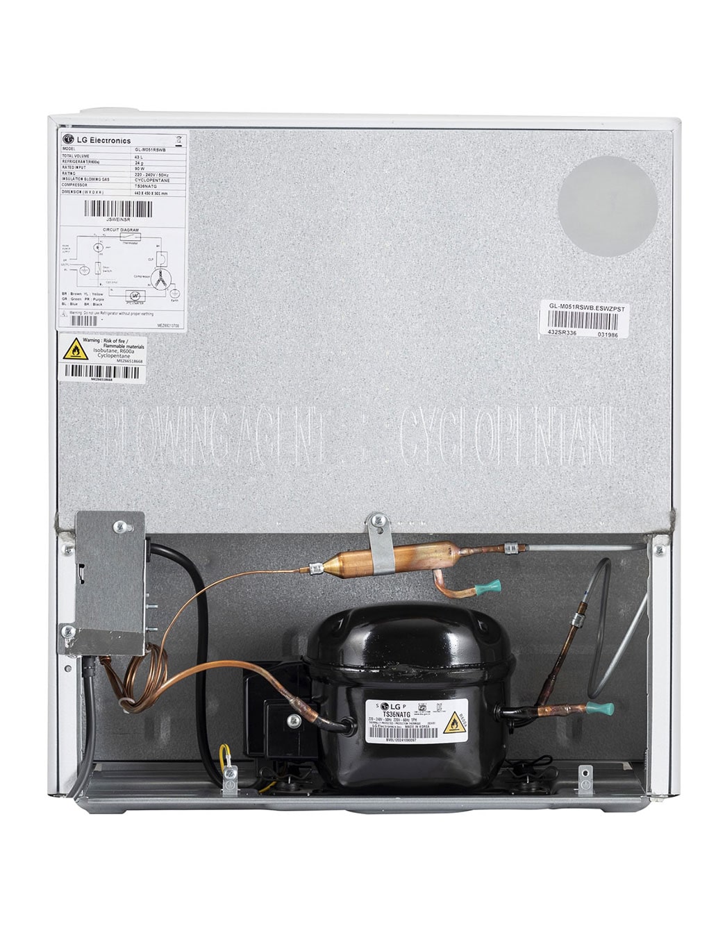 LG 43L Mini Refrigerator, 1 Star, Super White Finish | LG IN