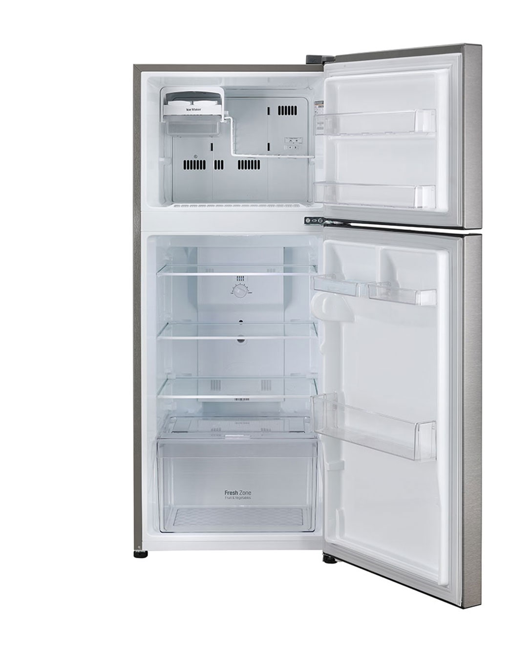 242L 2 Door Refrigerator, Dazzle Steel - GL-N292BDSY | LG IN