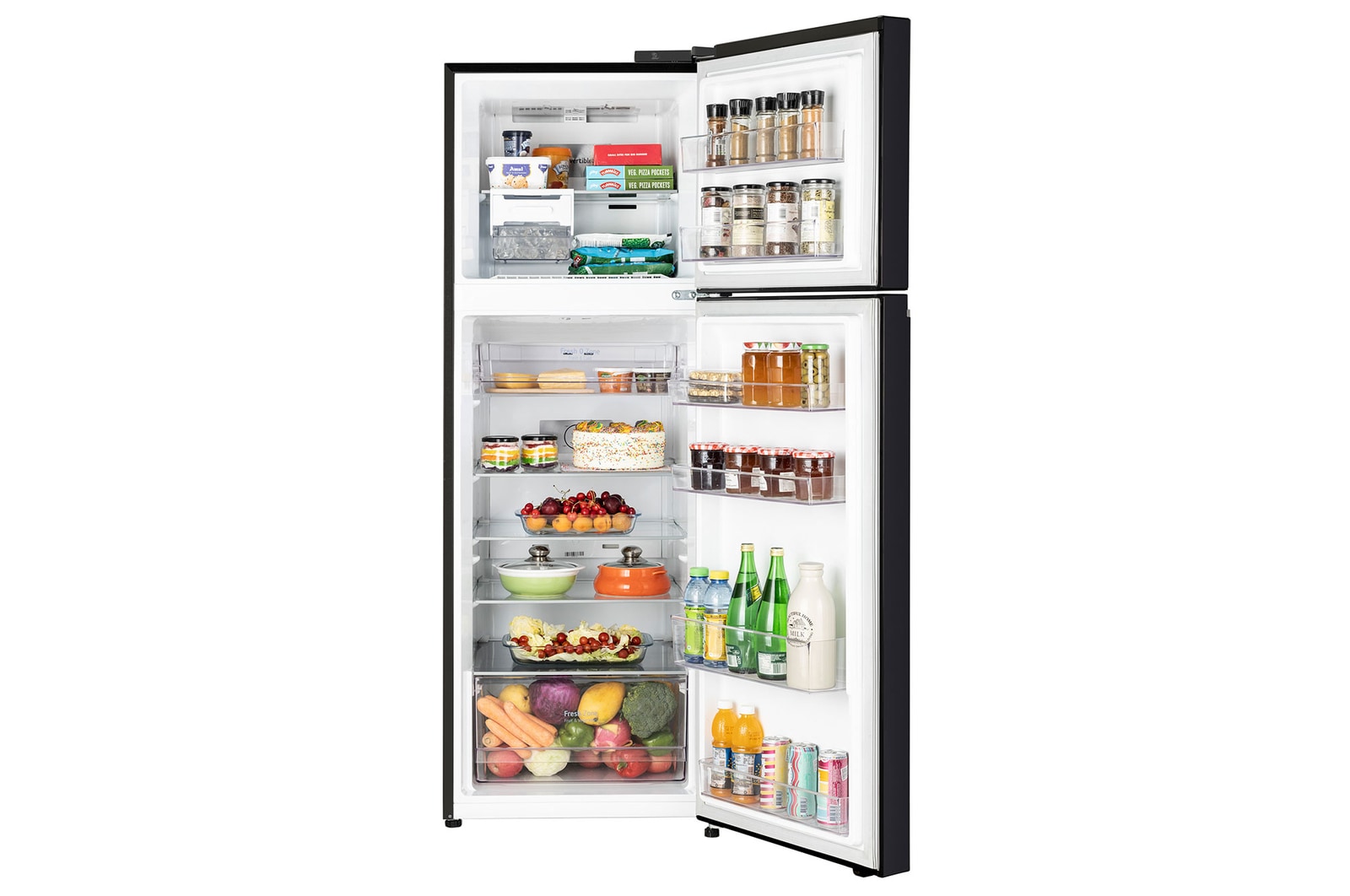 Buy 380L Double Door Refrigerator - GL-S412SESY | LG IN