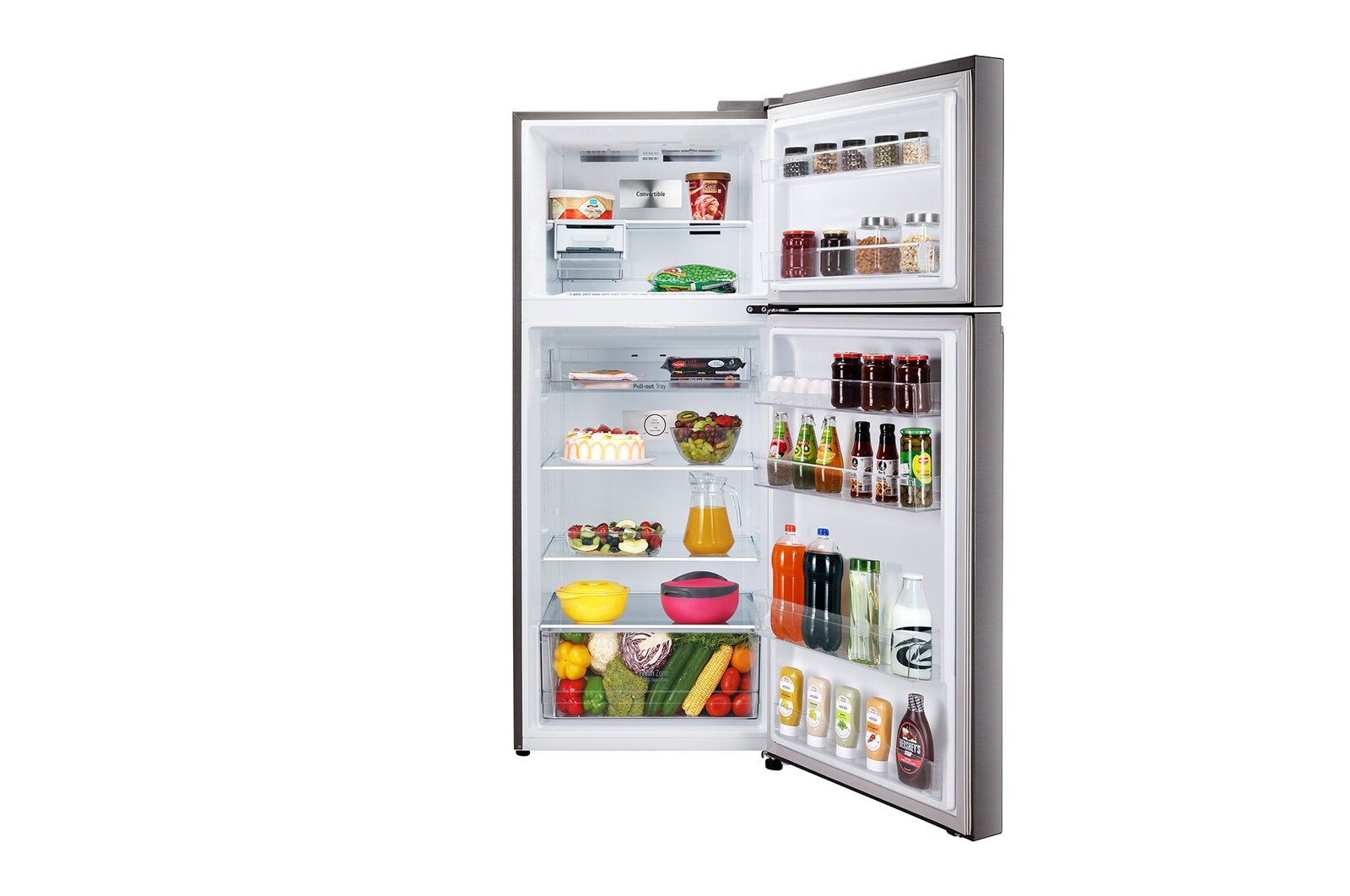 380L 3 Star Double Door Refrigerator - GL-S412SPZX | LG IN