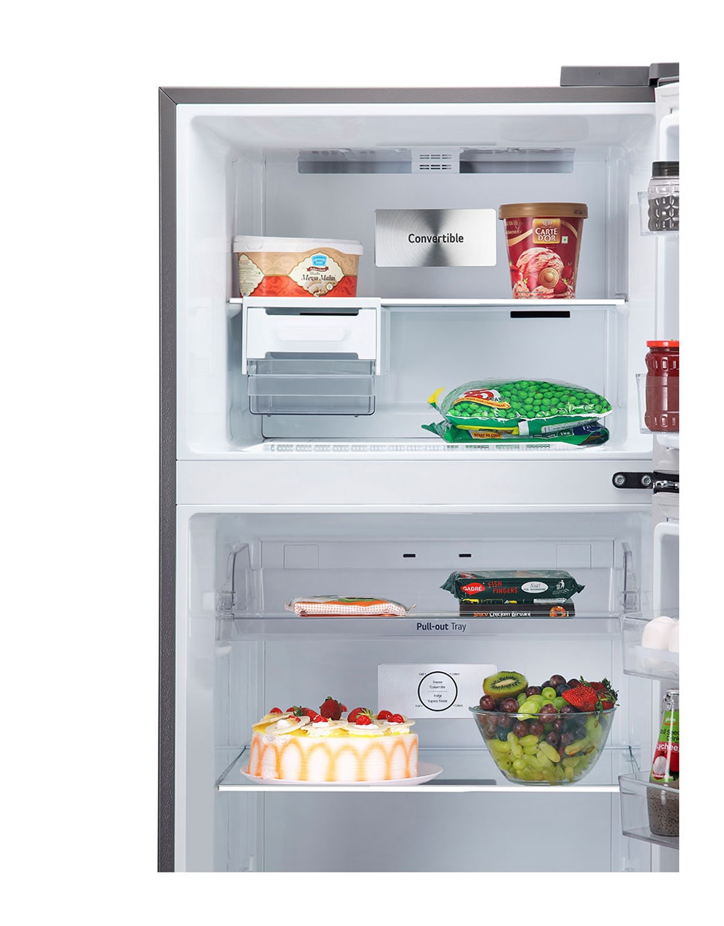 398L 3 Star Double Door Refrigerator - GL-S422SPZX | LG IN
