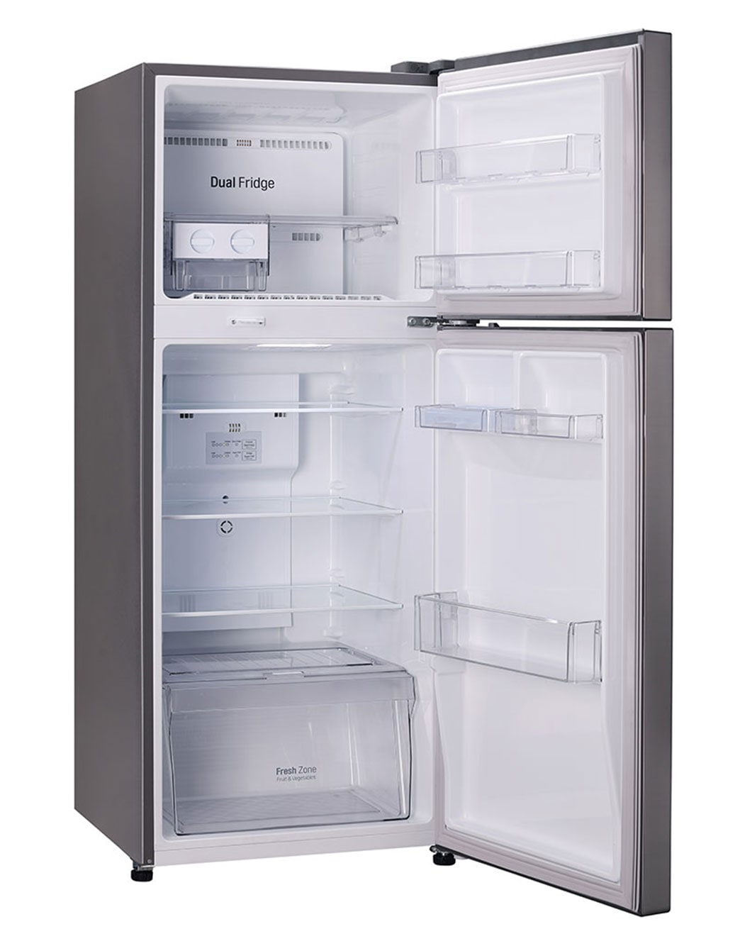 240L 2 Door Refrigerator, Shiny Steel - GL-T292RPZY | LG IN
