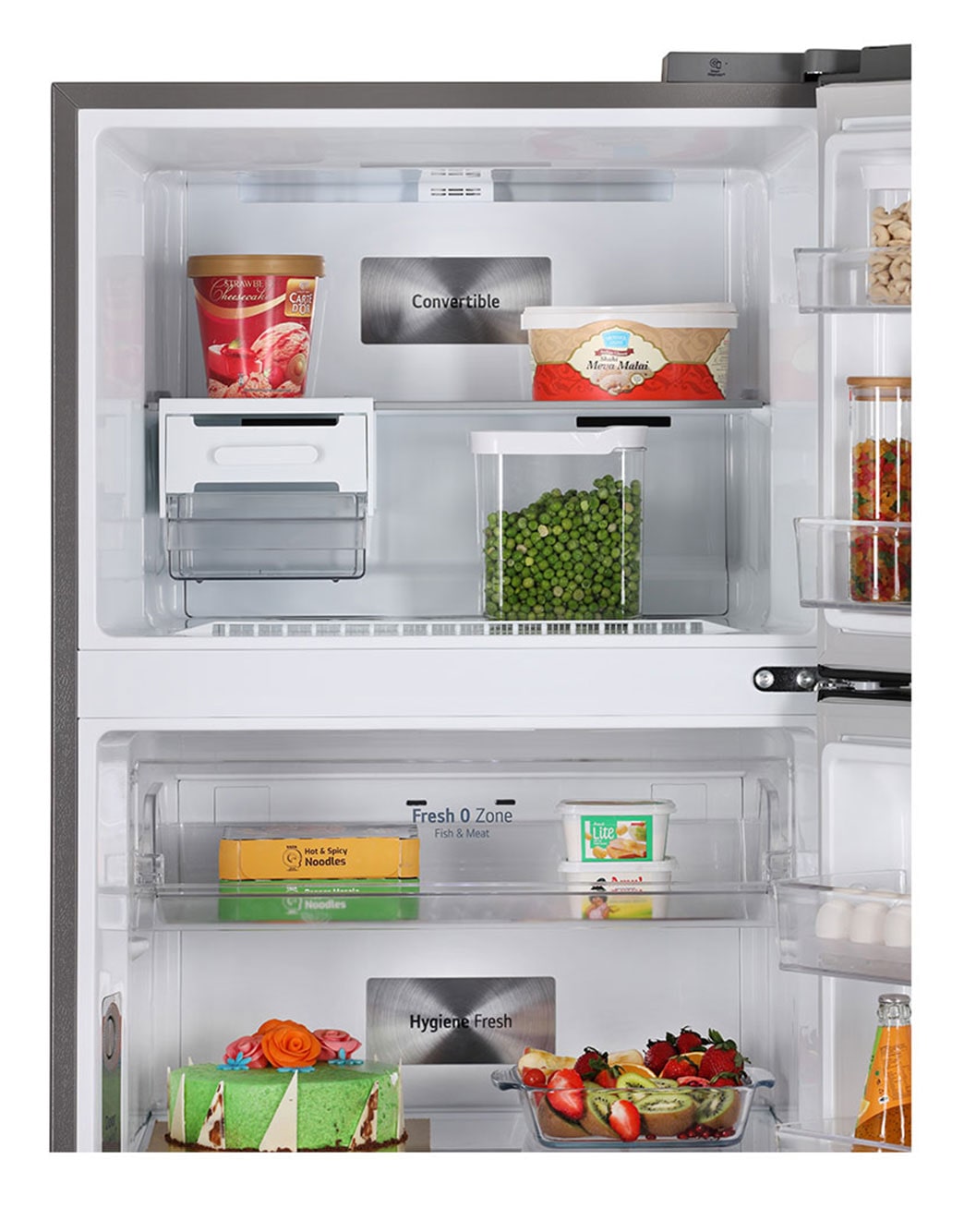 466L 2-Star Double Door Refrigerator - GL-T492MPZY | LG IN