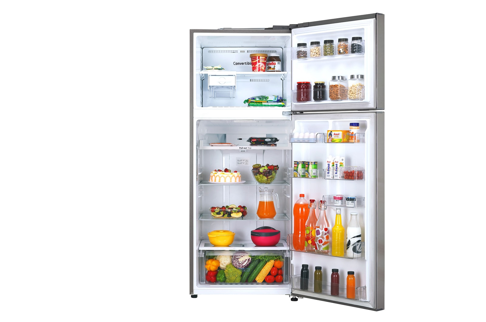446L 1 Star Double Door Refrigerator - GL-T502CPZR | LG IN