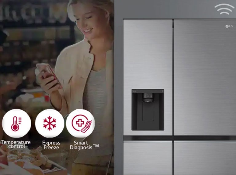 LG 635L InstaView Door-in-Door™ Refrigerator - GL-X257AMCX | LG IN