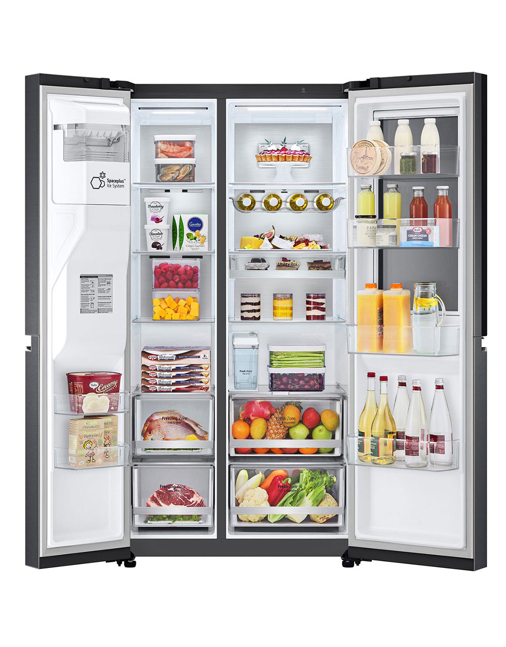 Buy 630L InstaView Side-by-Side Fridge - GL-X257AMC3 | LG India