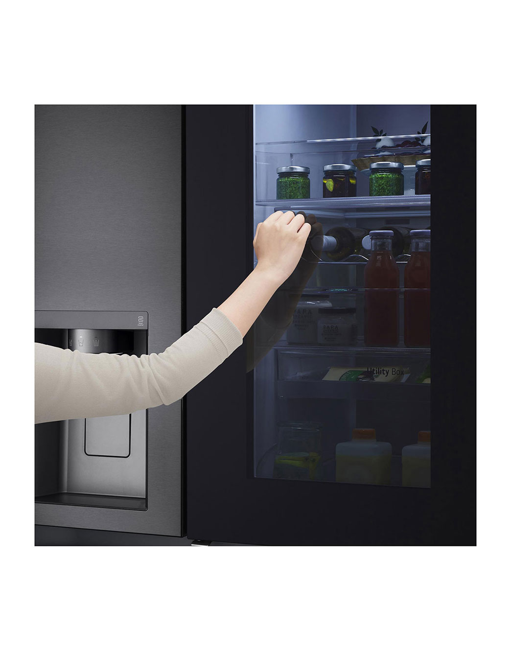 Buy 630L InstaView Side-by-Side Fridge - GL-X257AMC3 | LG IN