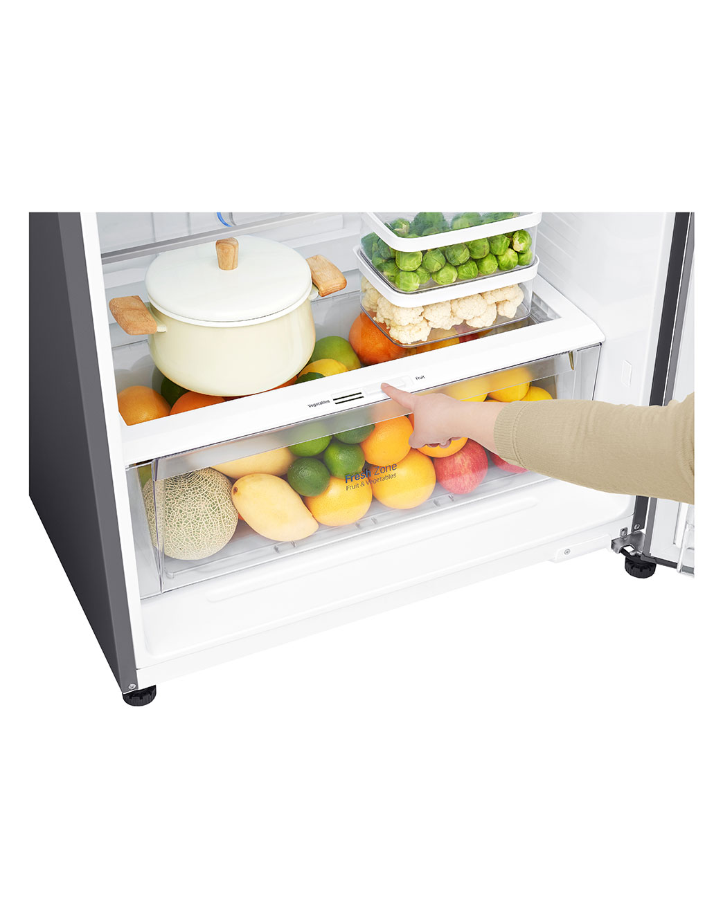 506L Frost-Free Double Door Fridge - GN-H702HLHM | LG IN