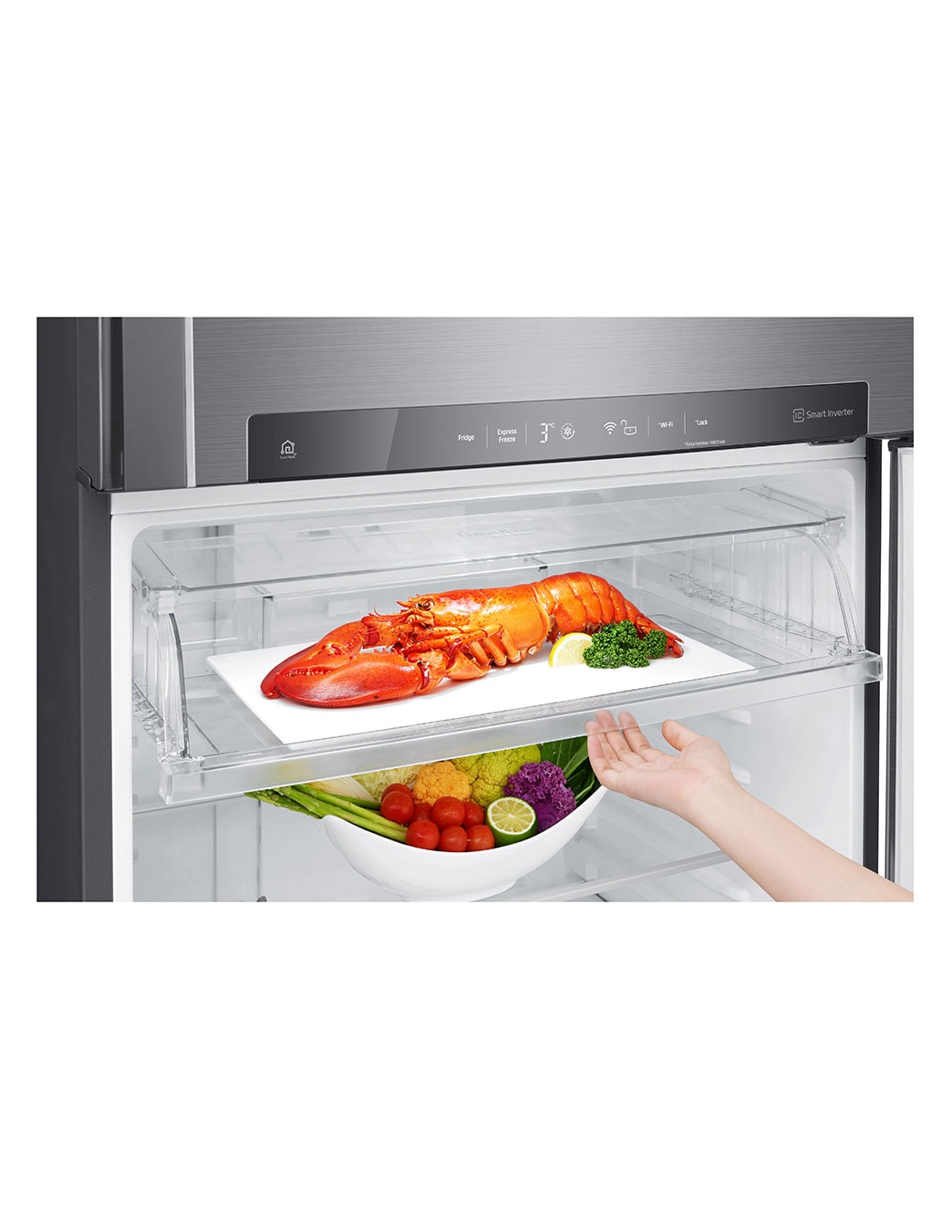 506L Frost-Free Double Door Fridge - GN-H702HLHM | LG IN