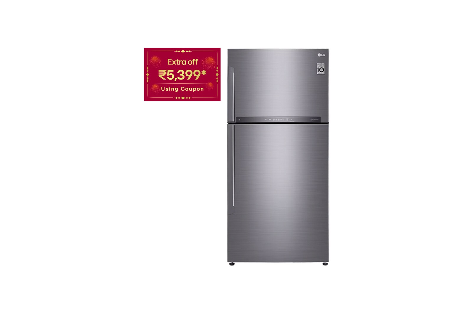 592L 1 Star Double Door Refrigerator - GR-H812HLHM | LG IN